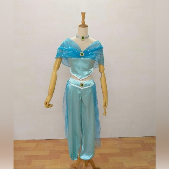 Pants & Jumpsuits | Aladdin Jasmine Princess Cosplay Women Girl Fancy ...